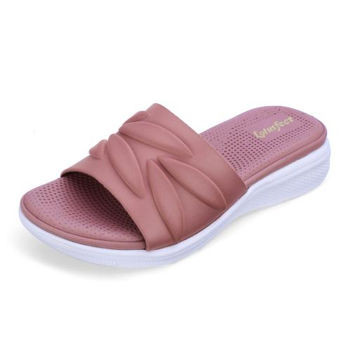 Buy Lotusfeet Elegant sandal for women Soft cushioned insole EVA flat ...