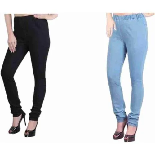 Buy Outerwear Slim Women Multicolor Jeans (Pack of 2) Online at Best ...