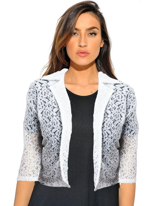 Buy Neeba Stylish Cotton Formal Style Net Shrug for Women & Girls (For ...