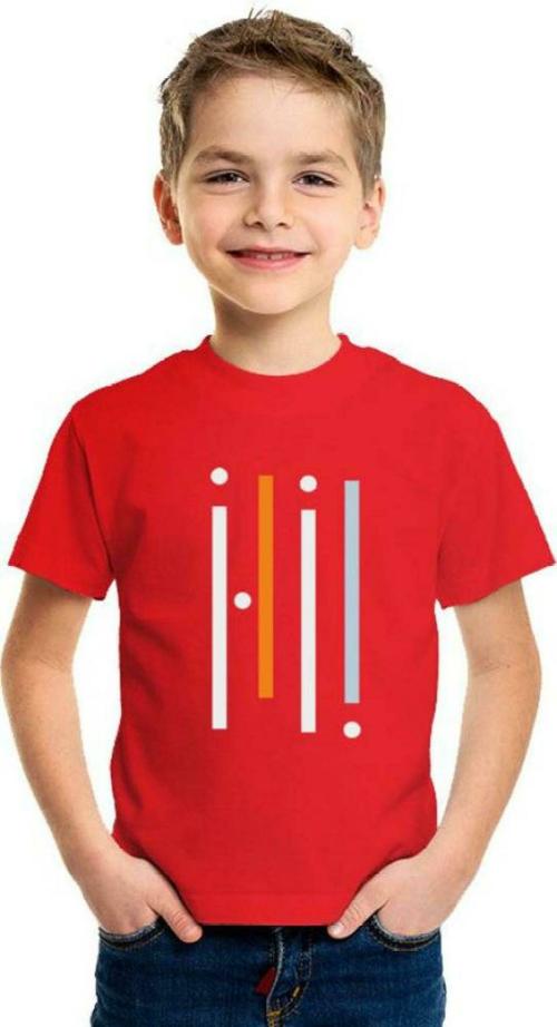 Buy KIDDY STAR Boys Red Graphic Print Cotton Blend T-Shirt 1-2 Y Online ...
