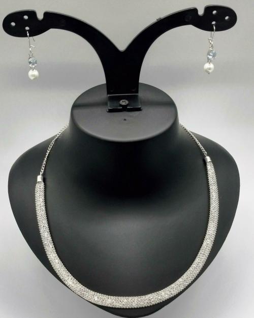 Buy INCAT Katelyn Products Silver Jewellery Set Online at Best Prices ...