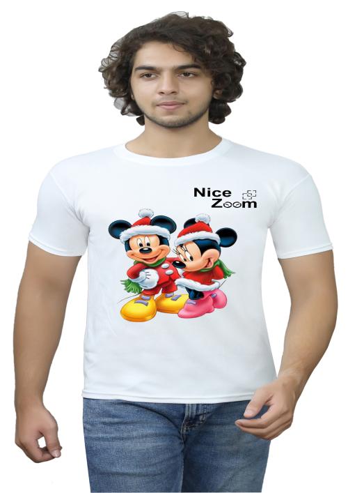 Buy NICE ZOOM MICKY MOUSE WHITE T-SHIRT Online at Best Prices in India ...