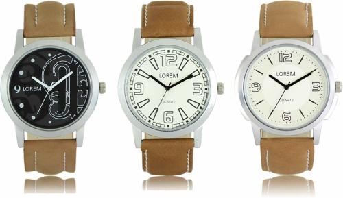 Buy Lorem Analog Black, White Watch for Men (LR14-15-16 ) Online at ...