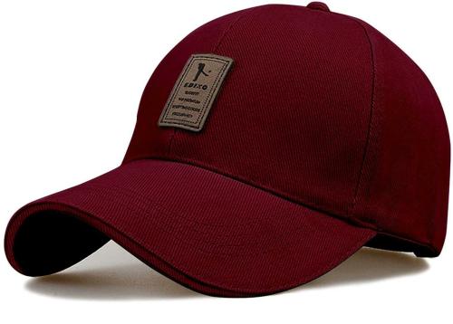 Buy ALAMOS Unisex Maroon Ediko Cotton Baseball Cap (Free Size) Online ...