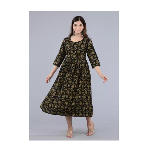 Buy BADRIKA Rayon Printed Kurti For Women Online at Best Prices in ...