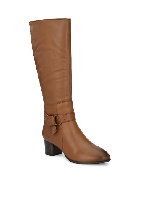 Buy Delize Womens Tan Knee Boots Online at Best Prices in India - JioMart.