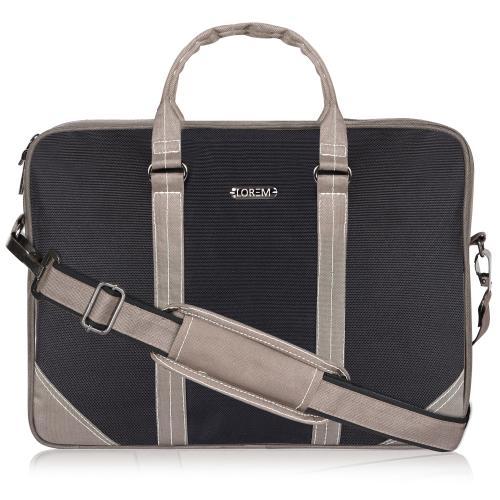 Buy LOREM Black Color PVC Coated Fabric 10L Messenger Bag For Men ...