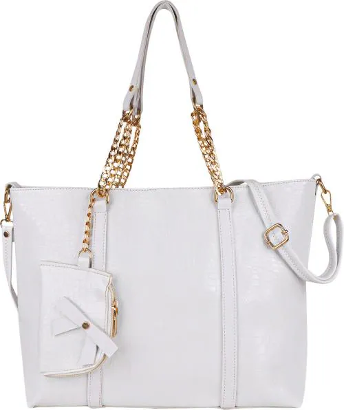 Buy Aliza White Pu For Handbags & Clutches Online at Best Prices in ...