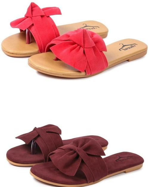 Buy Brauch Maroon Flats Combo Online at Best Prices in India - JioMart.