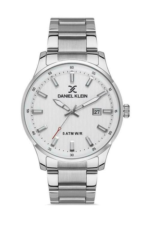Buy DANIEL KLEIN Analog Silver Dial and Strap Watch for Men - (DK.1.13376-1) Online at Best ...