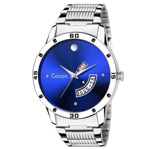 Buy Carson Exclusive Day and Date Display Men's Analog Wrist Watch:- CR ...