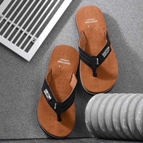Buy Doctor Super Soft Lightweight Brown Slippers for Men (Pack of 1 ...
