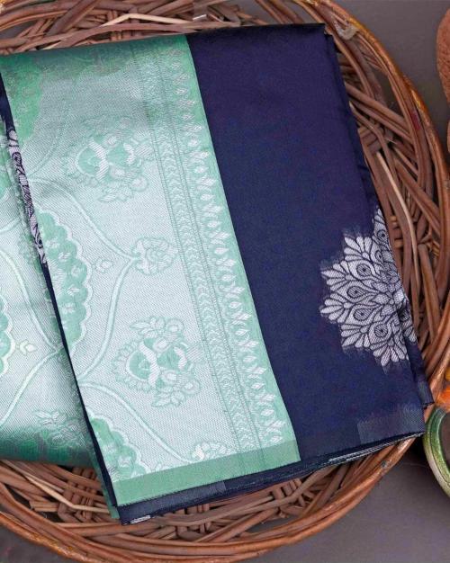 Buy DIVA'S CHOICE Women Woven Saree with Contrast Border Online at Best ...