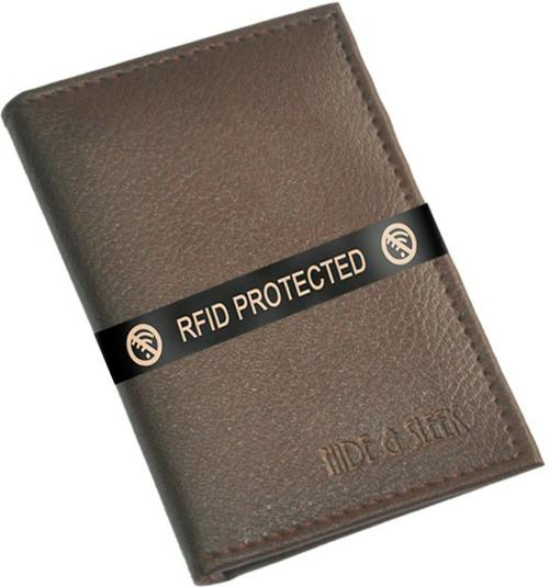 Buy HIDE & SLEEK 8 Card Holder (Set of 1, Brown) Online at Best Prices ...