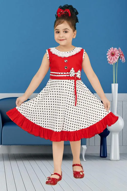 Buy ULTRA TREND Girls Midi/Knee Length Casual Dress (Multicolor ...