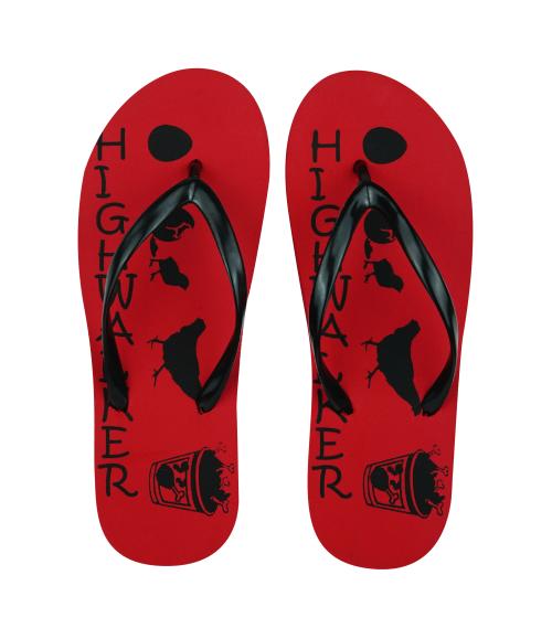 Buy HighWalker Women's Red Flip Flops Online at Best Prices in India ...