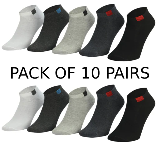Buy SOX 23 Men's Ankle Socks - Assorted Colors | Free Size | Mixed ...