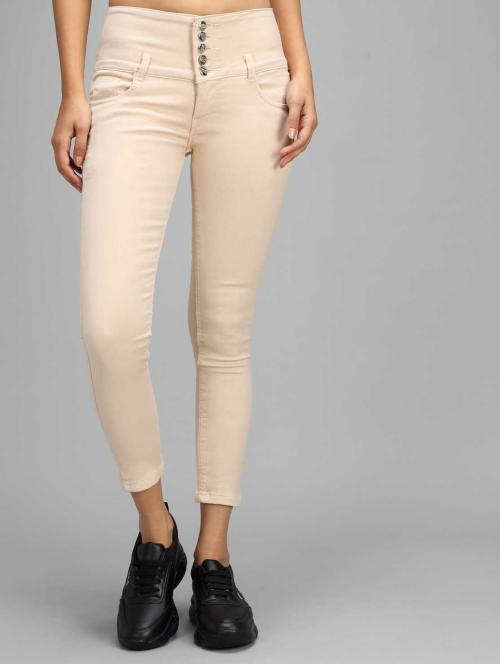 Buy women 5 Button Skinny fit jeans Online at Best Prices in India ...