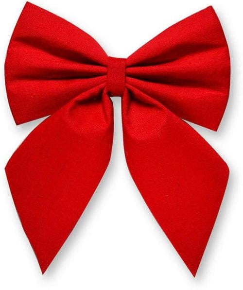 Buy IBDA Red Italian Bow Detailed Handcrafted Feminine Style Women Hair ...