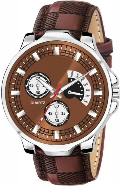 Buy Bolun Analog Brown Dial Brown Strap Watch For Men Online at Best ...