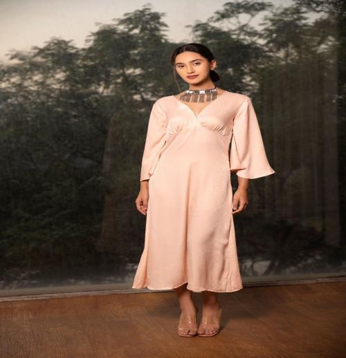 Buy GULNAAR BY GUNEET ROSALIE MIDI DRESS Online at Best Prices in India ...