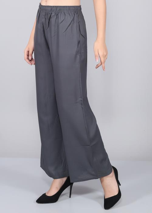 Buy Globish Girl Relaxed Women Black Trousers Online at Best Prices in ...