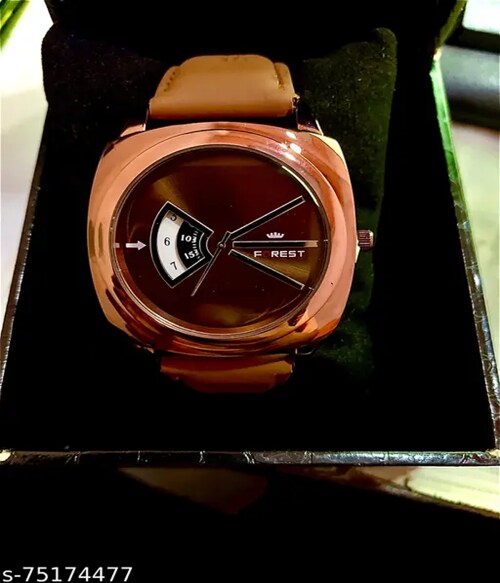 Buy FANCY KF Htm Men's Fashion Crystal Luxury Big Face Square Full ...