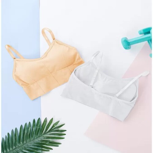 Buy MAXBOOL Women Bralette Heavily Padded Bra Pack of 2 (White,skin ...