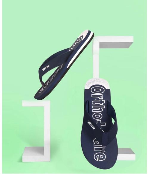 Buy Fortiva Comfortable Eva Ortho Slipper For Men( Navy) Online at Best ...