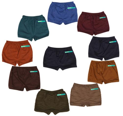 Buy Yellow Delight Girls Solid Pure Cotton Drawer 5-6 Y - 10pcs Online ...