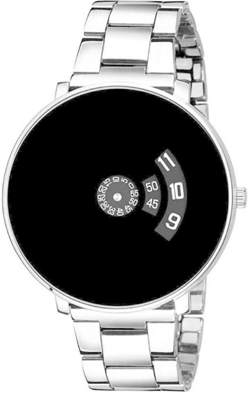 Buy Zuperia Black Dial Stainless Steel Steel Unique Design Pointers ...