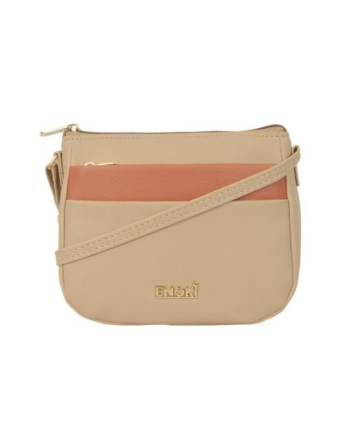 Buy Enoki Women's Sling Bag (Beige) Online at Best Prices in India - JioMart.