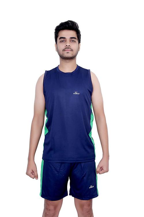 Buy Henco Other Blue Unisex Sleeveless Athletic Sando & Short Online at ...