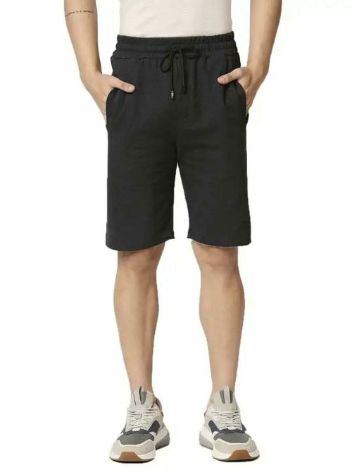 Buy Manaca Men Black Solid Polycotton Short ( M ) Online at Best Prices in India - JioMart.