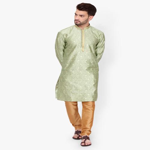 Buy Pro Ethic Style Developer Men's Kurta Pajama Silk Online at Best ...