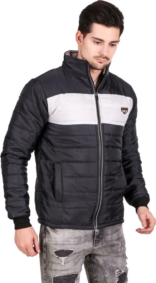Buy Christy World Men Dark Blue Quilted Jacket Online at Best Prices in ...