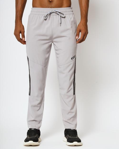 Buy FITINC Light Grey Men Striped Regular Fit Track Pants Online at Best Prices in India - JioMart.