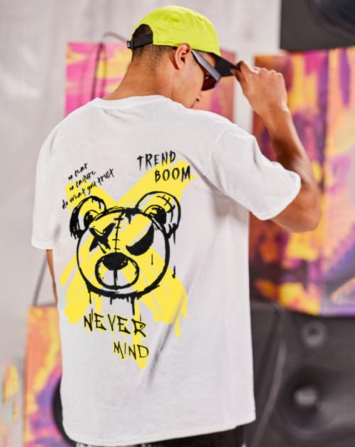 Buy Broon Men Round Neck Oversize T-Shirt Online at Best Prices in ...