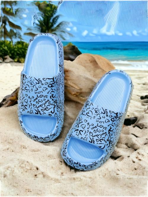 Buy Pampy Angel Zig Zag Love Slipper Slides Flip Flops for Women Online ...