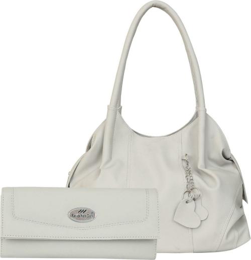 Buy Semiize Women Beige Artificial Leather Shoulder Bag Online at Best ...