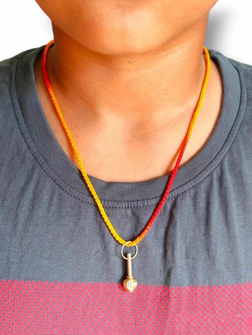 Buy Vanishree World Golden Bajrangbali Hanuman Gada/Mace Locket Pendant ...