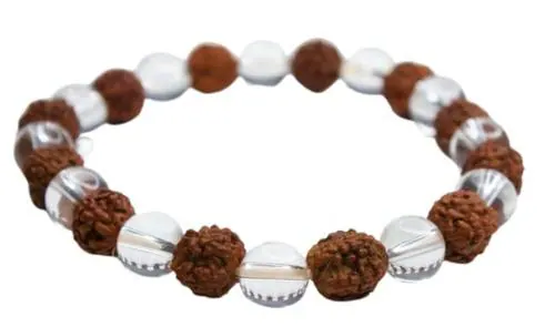 Buy Feel Touch Mart Latest Rudraksha & Crystal Sphatik Bracelet ...