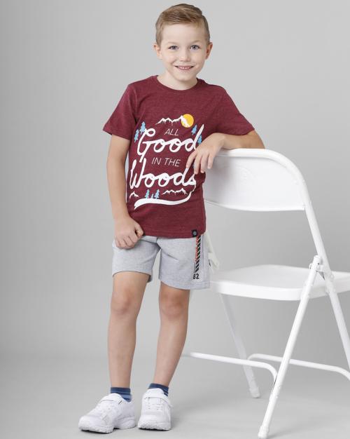 Buy CODEZ Boys Cotton printed Casual tshirts | Pack of 1 | Maroon | 11-12 Y Online at Best ...