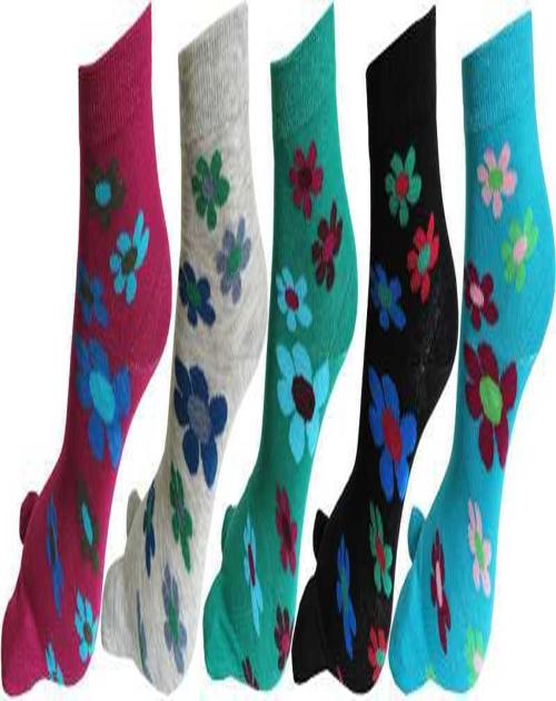 Buy KETKAR Women Printed Low Cut (Pack of 5) Online at Best Prices in ...