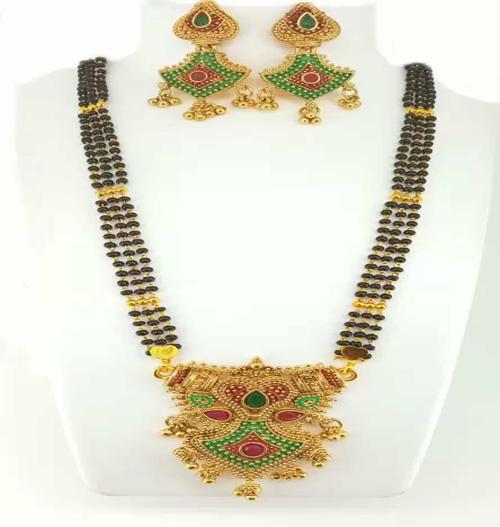Buy Pamadhya Gold-plated Gold Jewel Set (Pack of 1)3 Online at Best ...