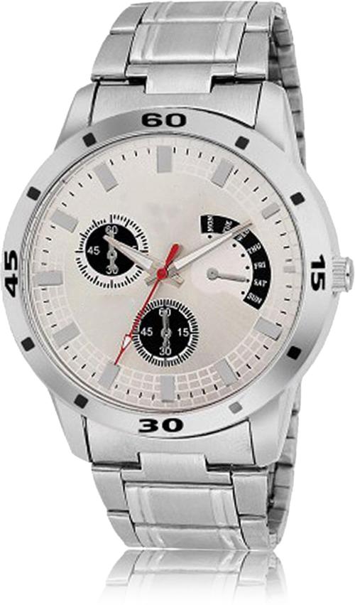 Buy Blue Pearl Analog Silver Dial Silver Strap Sports Design ...