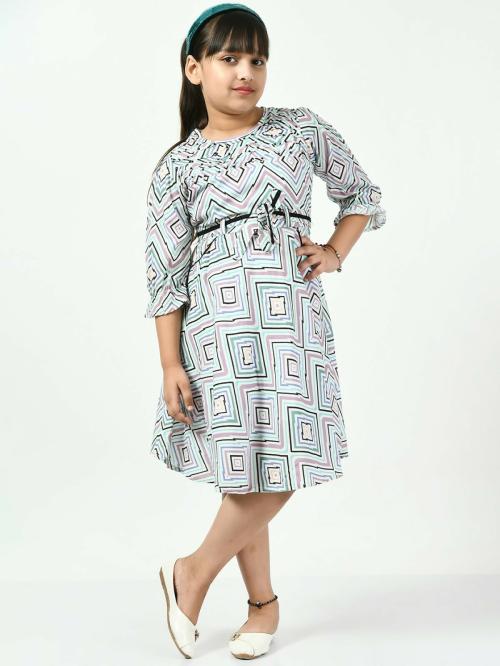 Buy Bella Moda Girls Printed Full Sleeve Casual Wear Dress Online at Best Prices in India - JioMart.