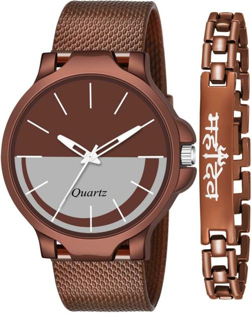 Buy CRAB Analog Multicolor Watch And Bracelet Combo Men and Boys (CR ...