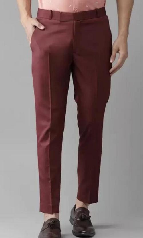 Buy NOWT Men Formal Plain Trouser Online at Best Prices in India - JioMart.