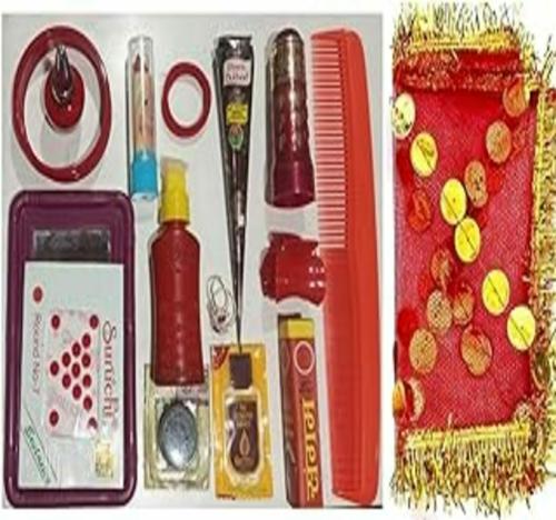 Buy BANITHANI Navratri Mata ka Shringar / Devi Pujan Samagri 16 items ...